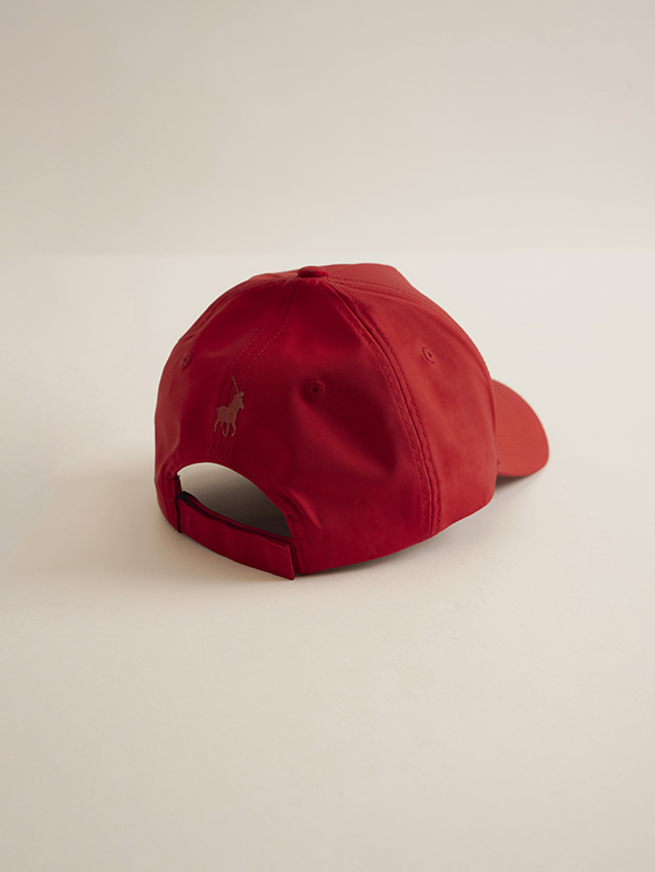 Polo 6 Panel Pyramid Polo Peak Red Mens Cap | Polo SA