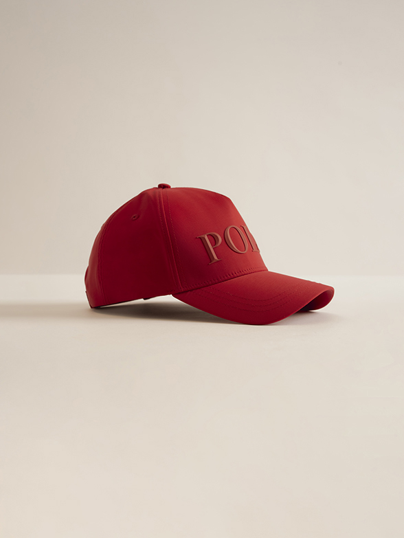 Polo 6 Panel Pyramid Polo Peak Red Mens Cap | Polo SA